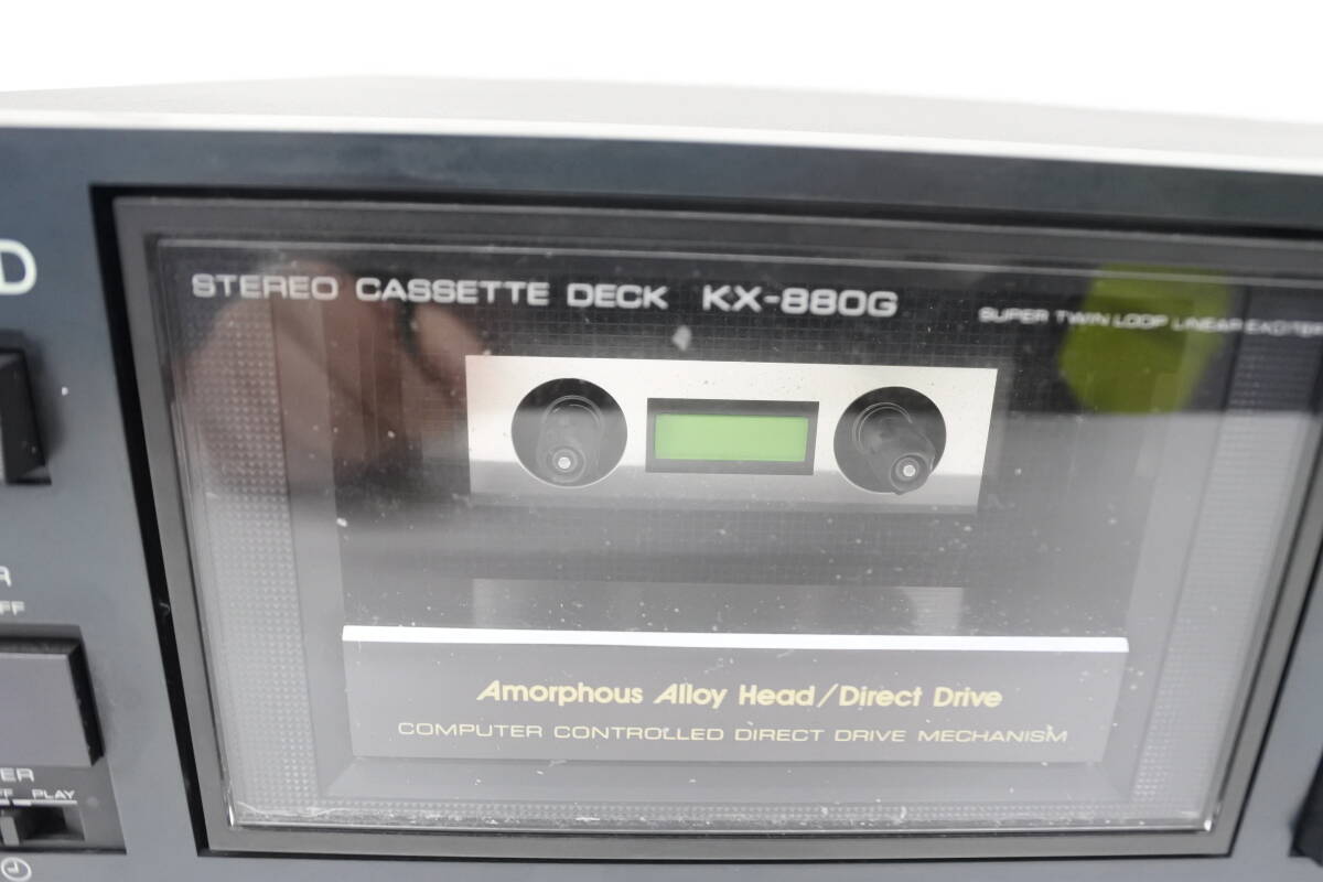 Yahoo!オークション - 282 音響祭 KENWOOD KX-880G カセットデッキ ケ...