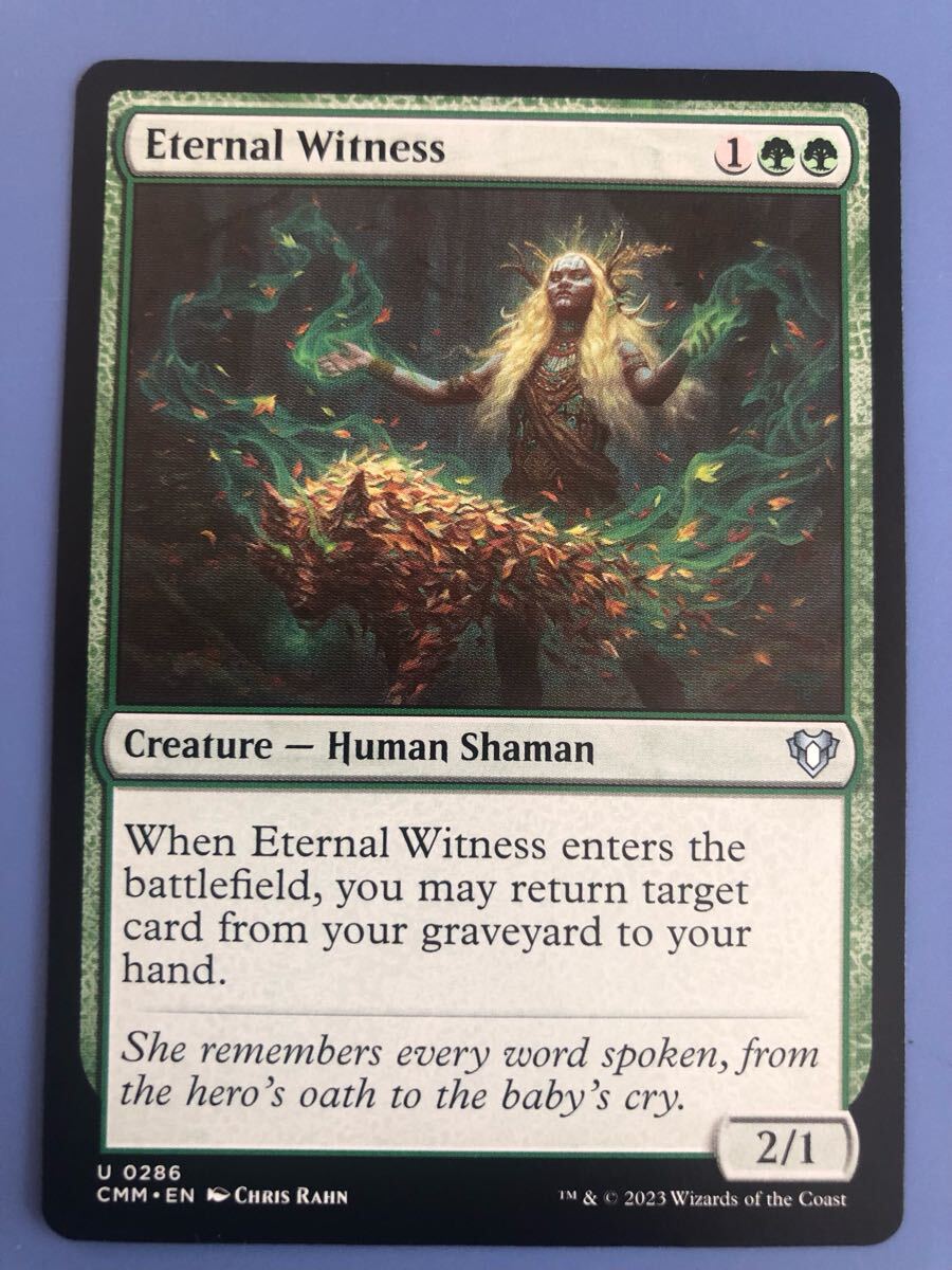 Yahoo!オークション - 【AG-MTG】(286)《永遠の証人/Eternal Witness》...