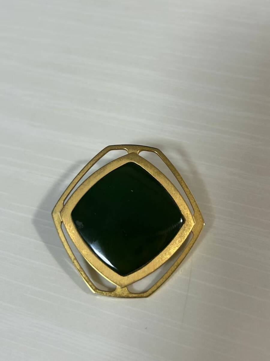 Yahoo!オークション - K18GF 翡翠 ヒスイ ループタイ ゴールド