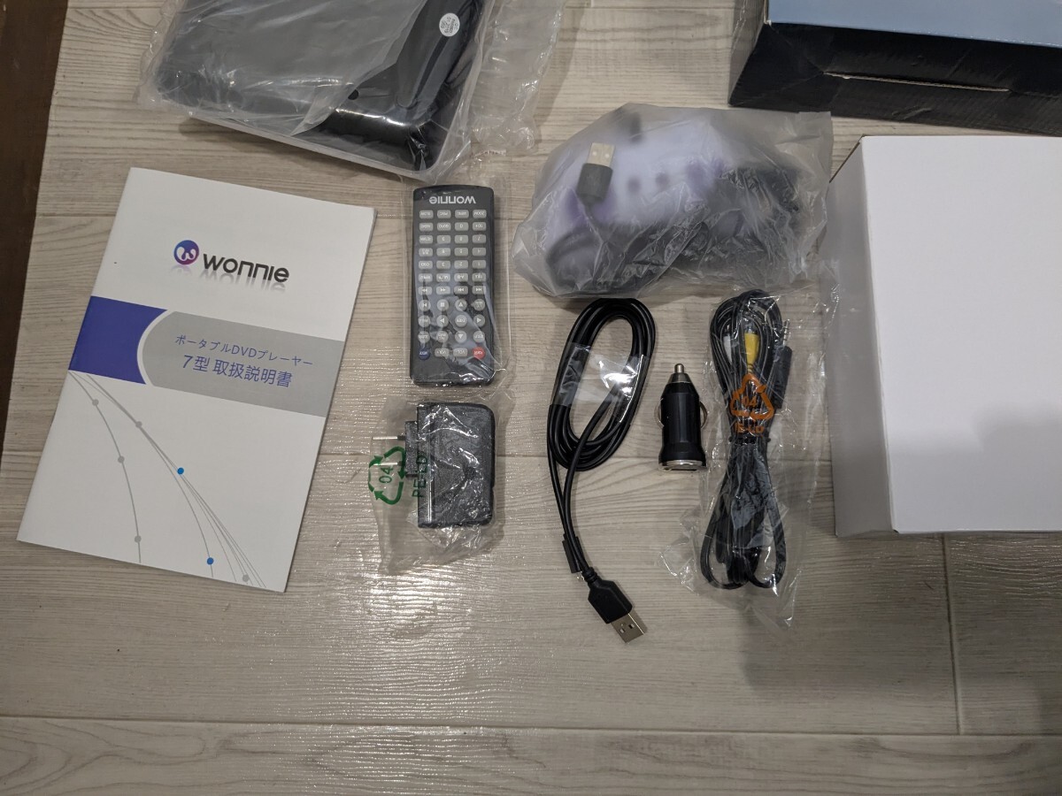 Yahoo!オークション - 【a767】 WONNIE W-728 7.5インチ ポータブル DV...