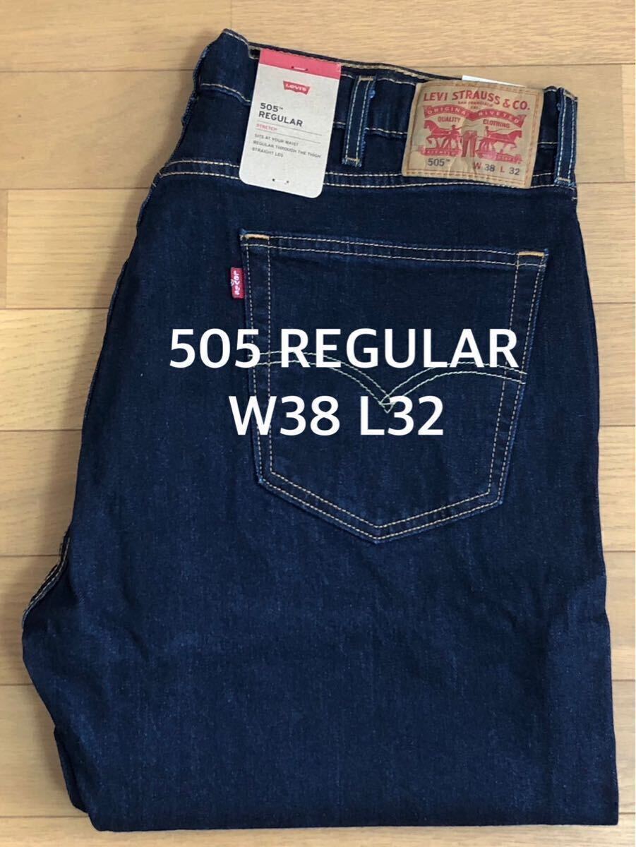 Yahoo!オークション - Levi's 505 REGULAR FIT RINSEY W38 L32
