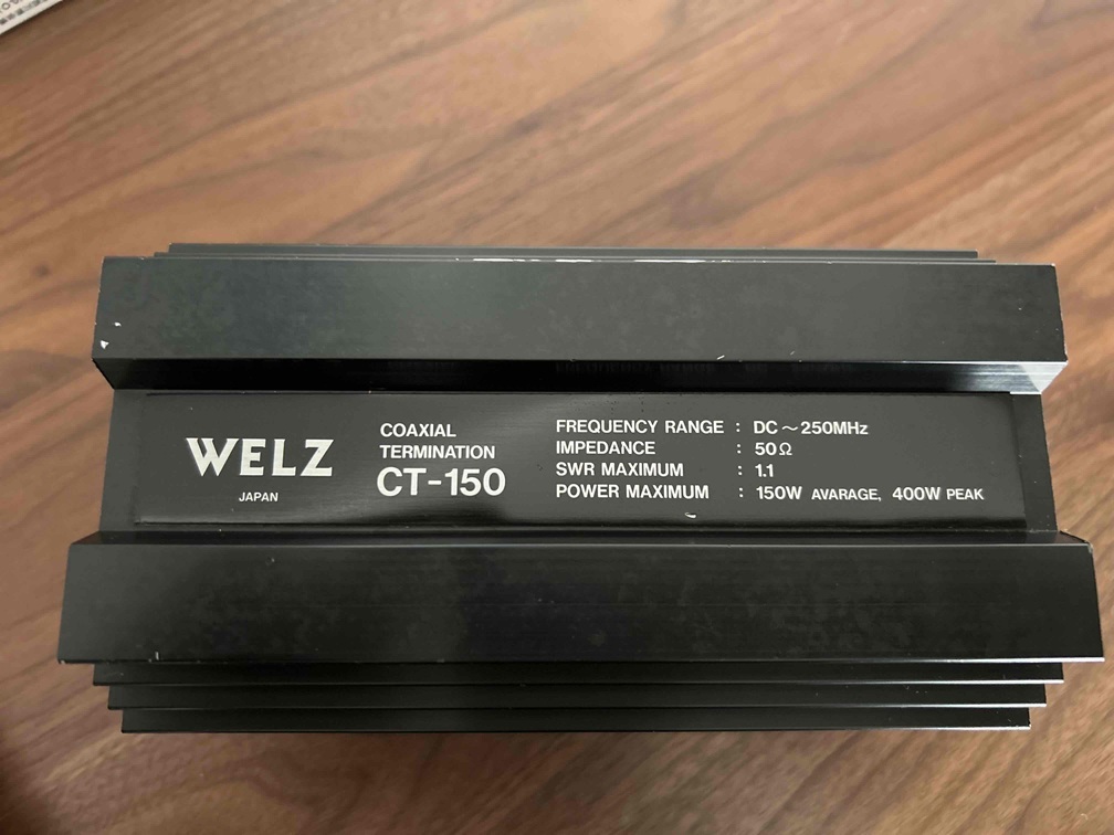 Yahoo!オークション - WELZ CT-150 DC～250MHzダミーロード 動...