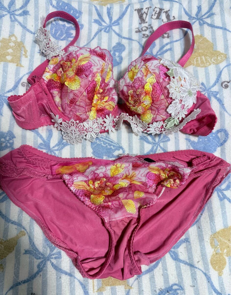 Yahoo!オークション - ECO ピンク ブラジャーショーツセット ショーツ ...