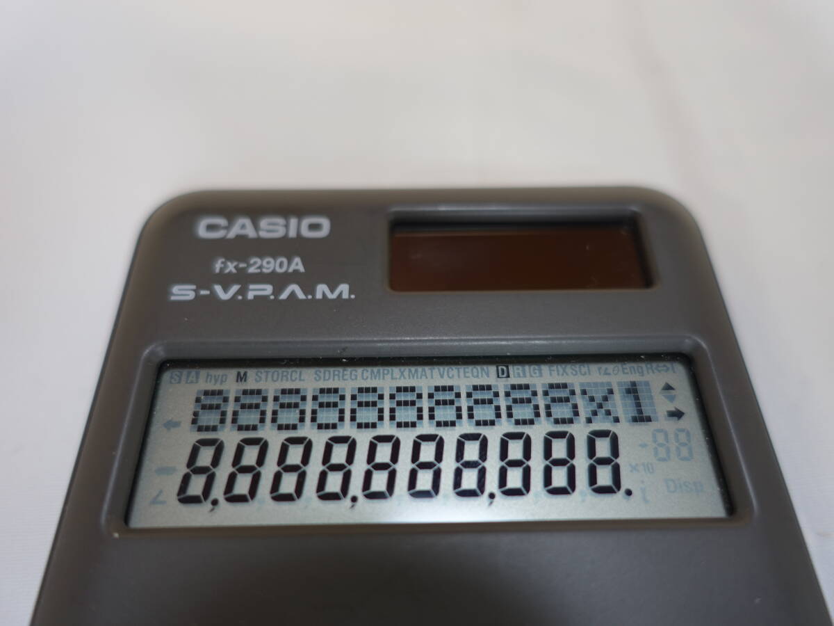 Yahoo!オークション - CASIO カシオ 関数電卓 FX-290A