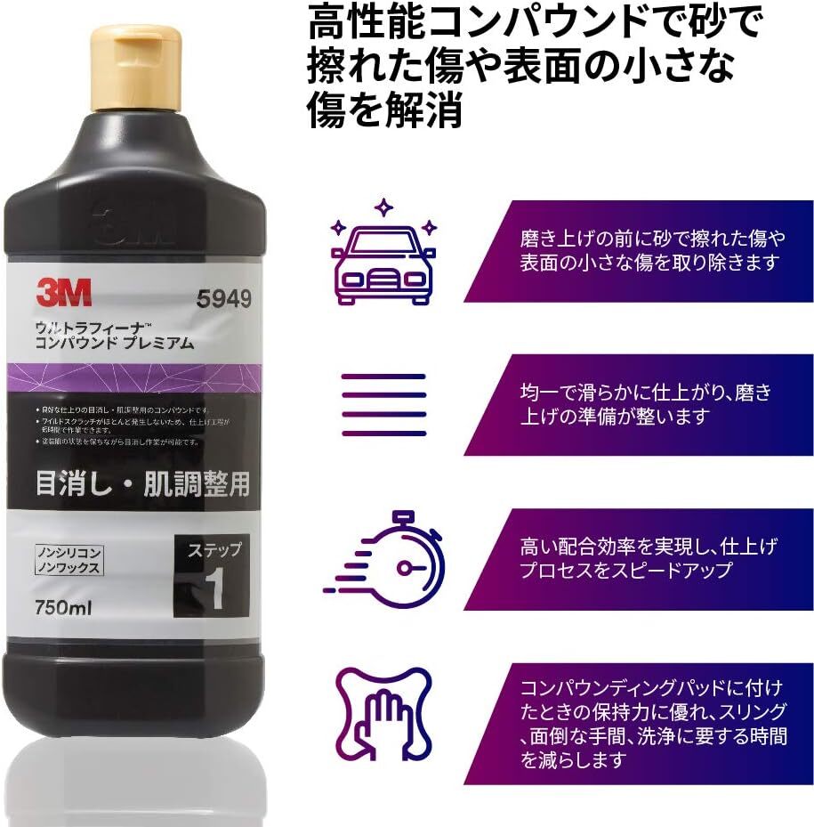 Yahoo!オークション - 3M スリーエム 5949 ウルトラフィーナ コンパウ...