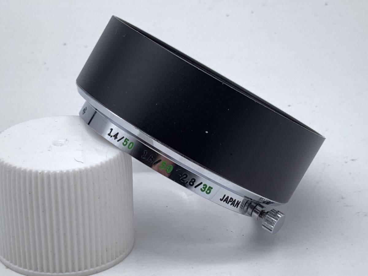 良品 オリンパス OLYMPUS メタル レンズフード ZUIKO 50mm F1.4 /50mm F1.8/ 35mm F2.8 内径 51mm フィルター径 49mm S59(フード ...