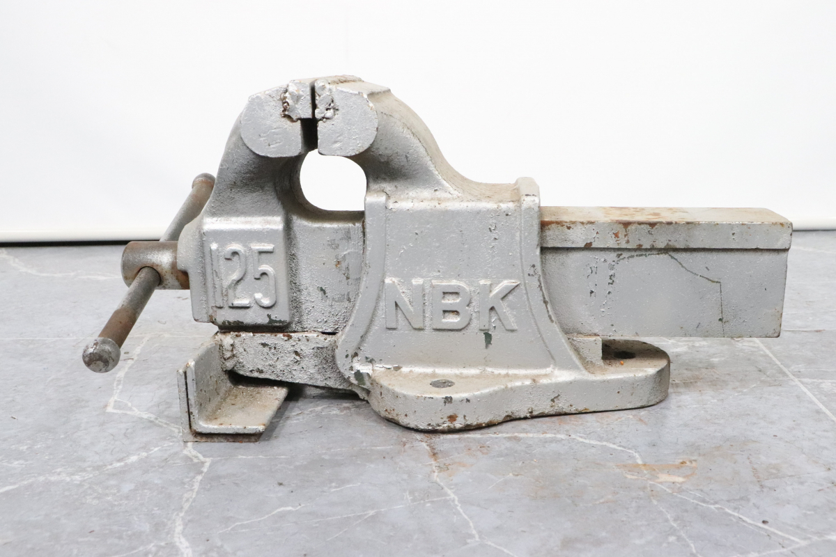 Yahoo!オークション - NBK 125 万力 工具 固定工具 大工道具 大型 シル...