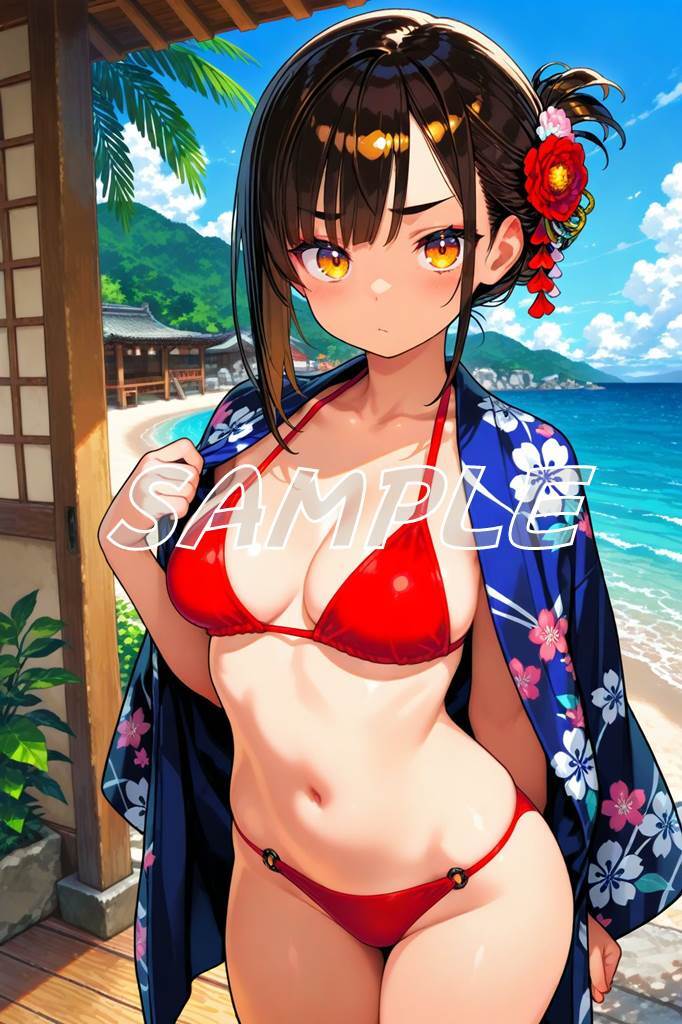 Yahoo!オークション - №b8 A4 ポスター AI美女 光沢紙 ラミネート済 ...