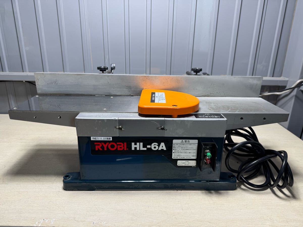 Yahoo!オークション - RYOBI リョービ HL-6A 小型手押しカンナ 100V 13...