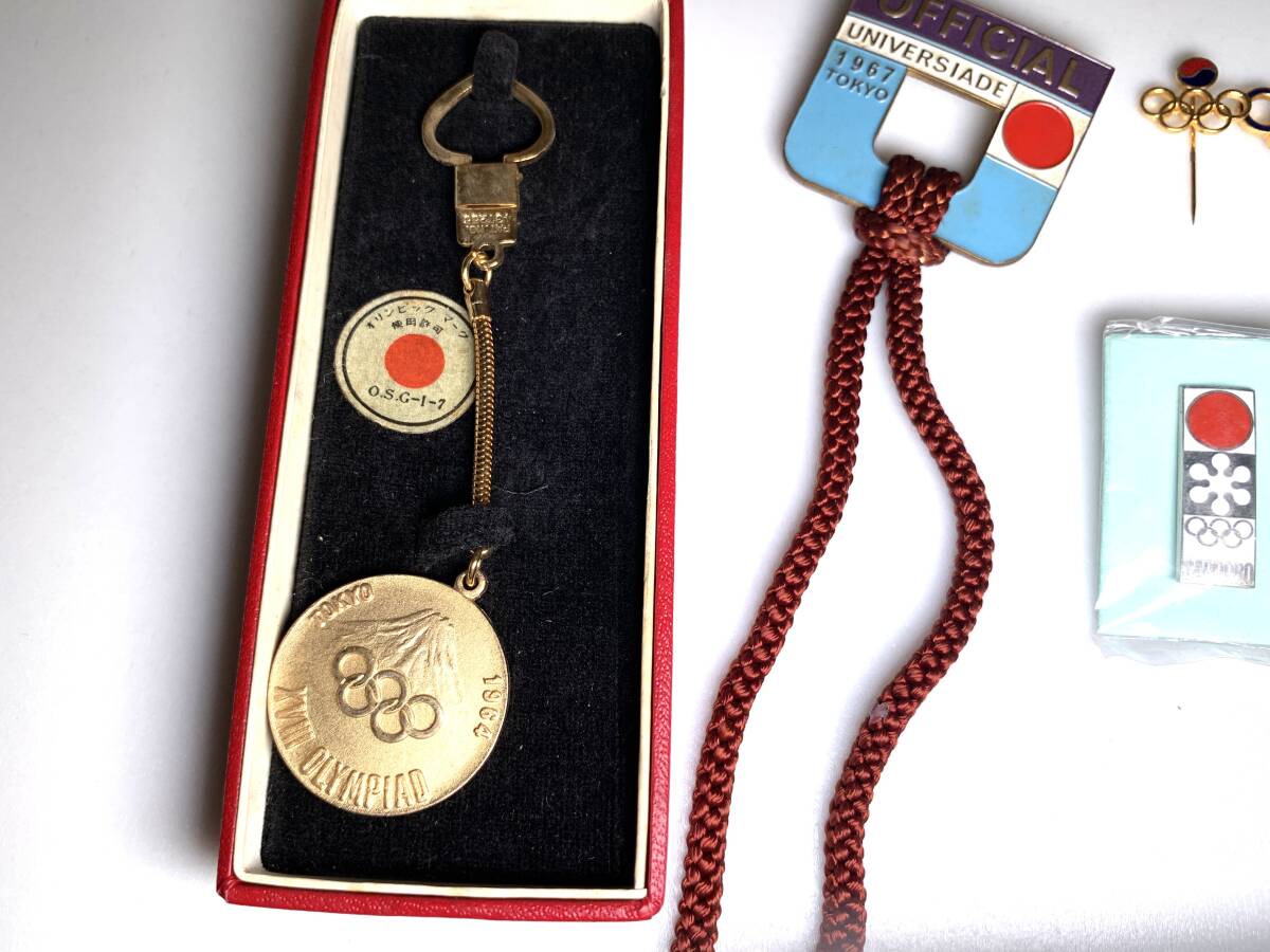 Yahoo!オークション - u396 東京オリンピック 1964 キーホルダー/バッ...