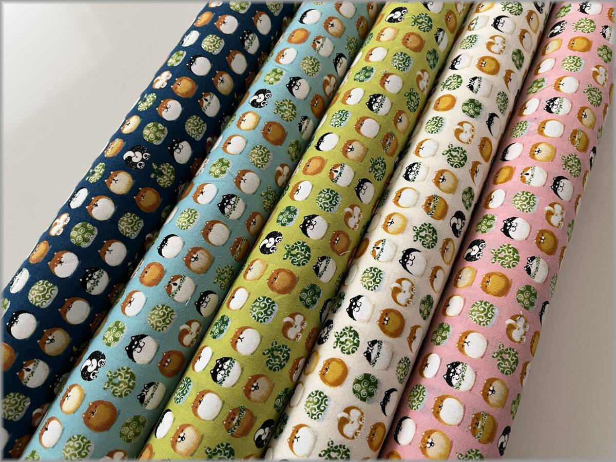 Yahoo!オークション - mets 計10m 柴犬と唐草風呂敷 スケア まとめて5...