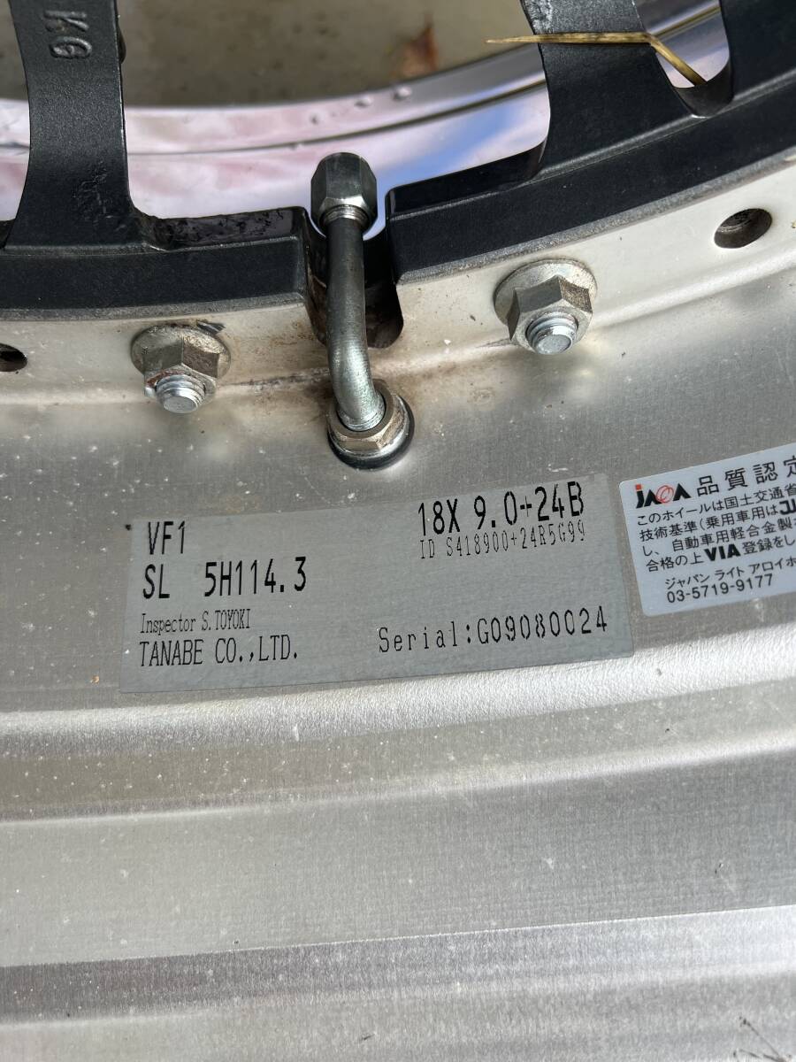 Yahoo!オークション - SSR 18インチ ホイールのみ 9J24 歪みあり