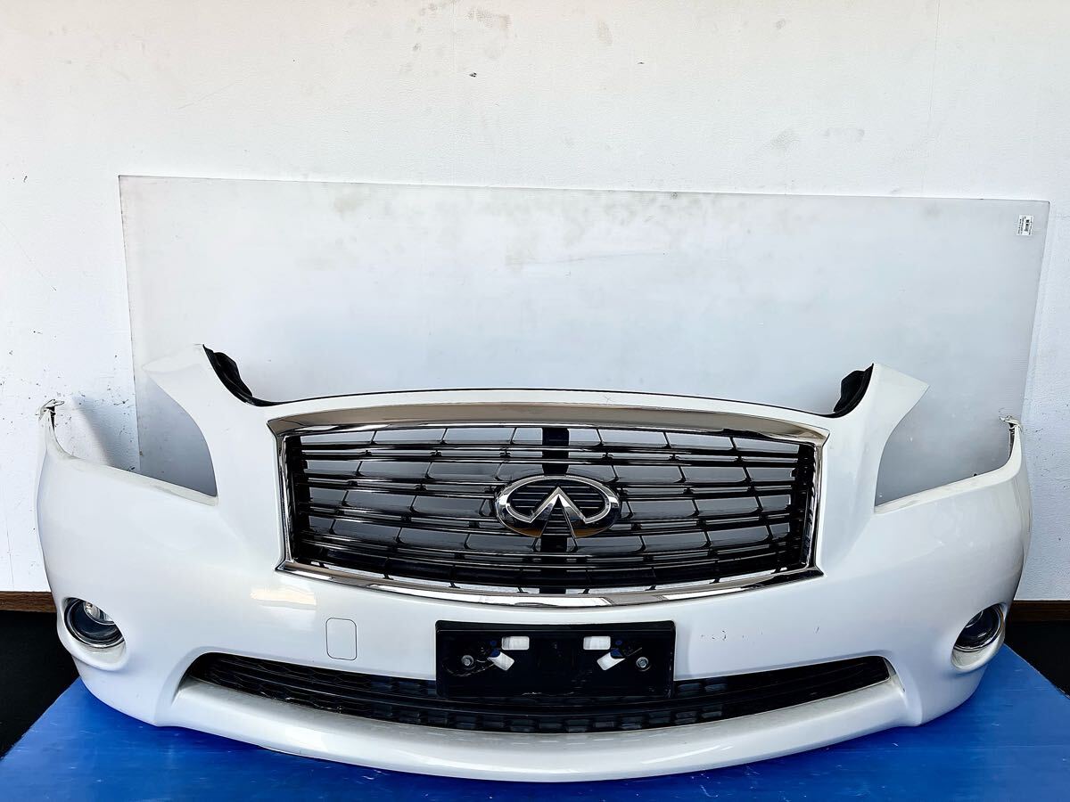 Yahoo!オークション - E フーガ DBA-Y51 フロントバンパーカバー ホワ...