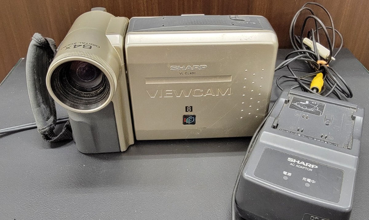 Yahoo!オークション - j6e127 SHARP VL-EL 480 VIEWCAM シャープ ビデ...
