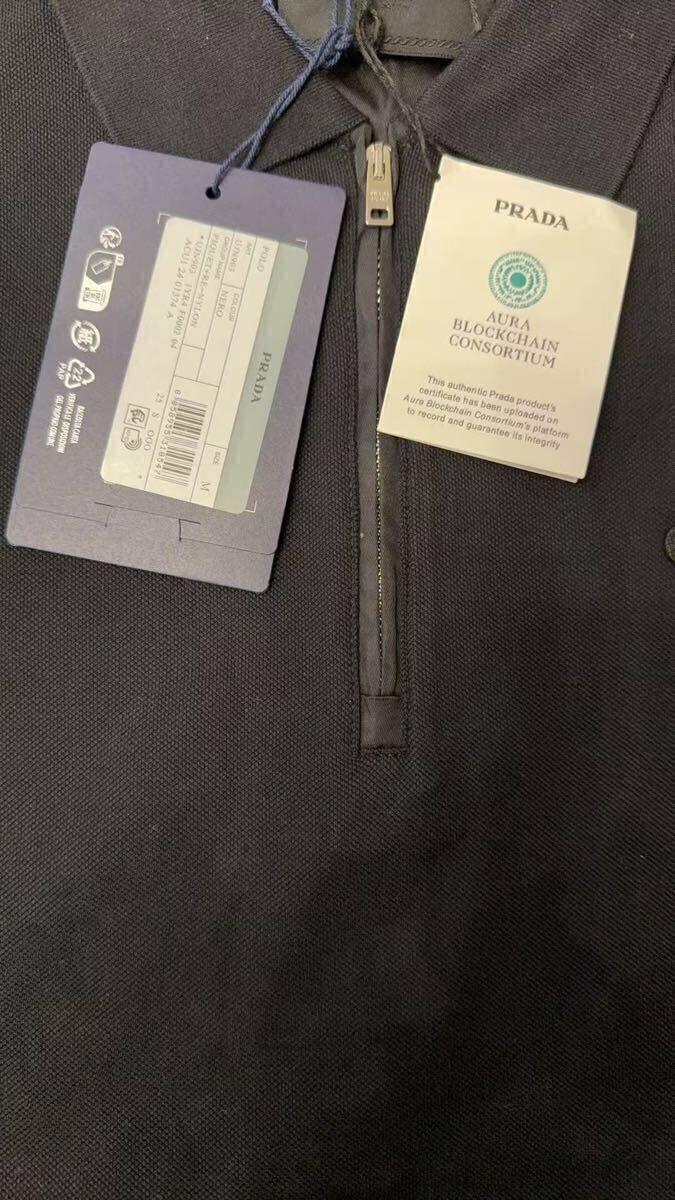 Yahoo!オークション - PRADA プラダ リナイロンディテール ピケポロTシ...