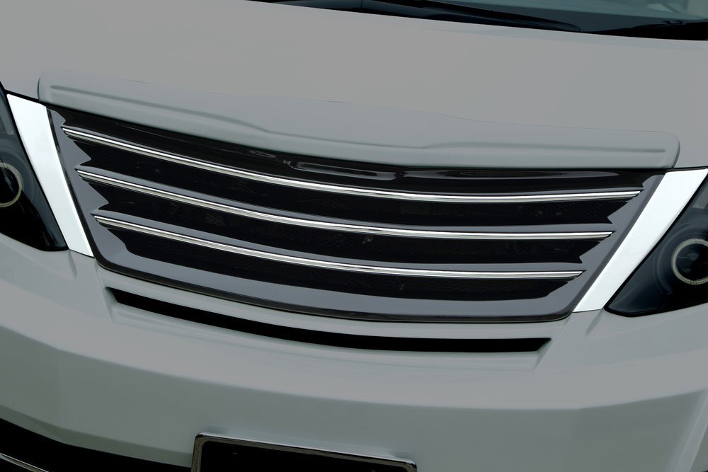 Yahoo!オークション - M'z SPEED フロントグリル 未塗装 FRP アルファ...