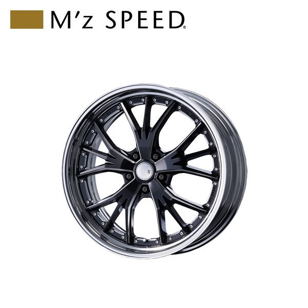 Yahoo!オークション - M'z SPEED JJ LAUNCHER 19×8.0J PCD100 5H +38 ...