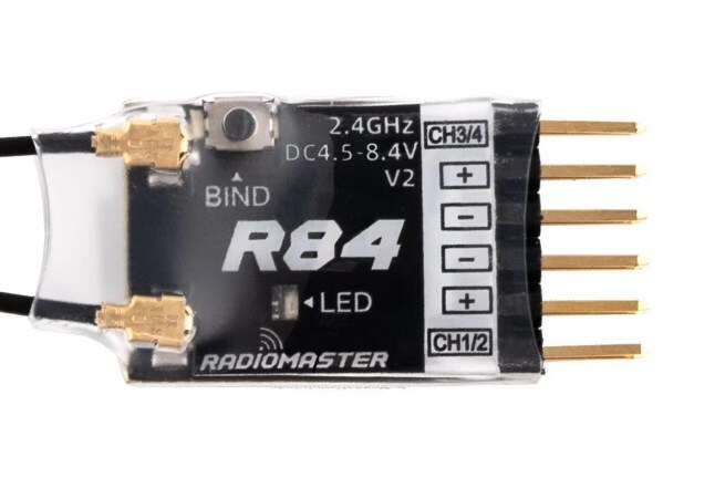 Yahoo!オークション - RadioMaster R84-V2 2.4ghz 4ch フタバS-FHSS互...