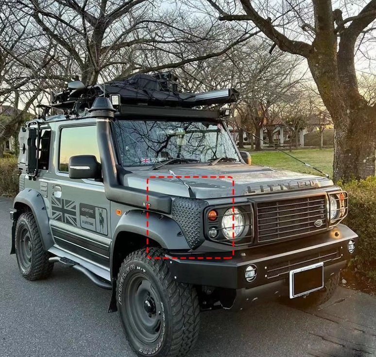 Yahoo!オークション - 2019-2025新型ジムニーjb 64 jb 74 4枚葉板包角...