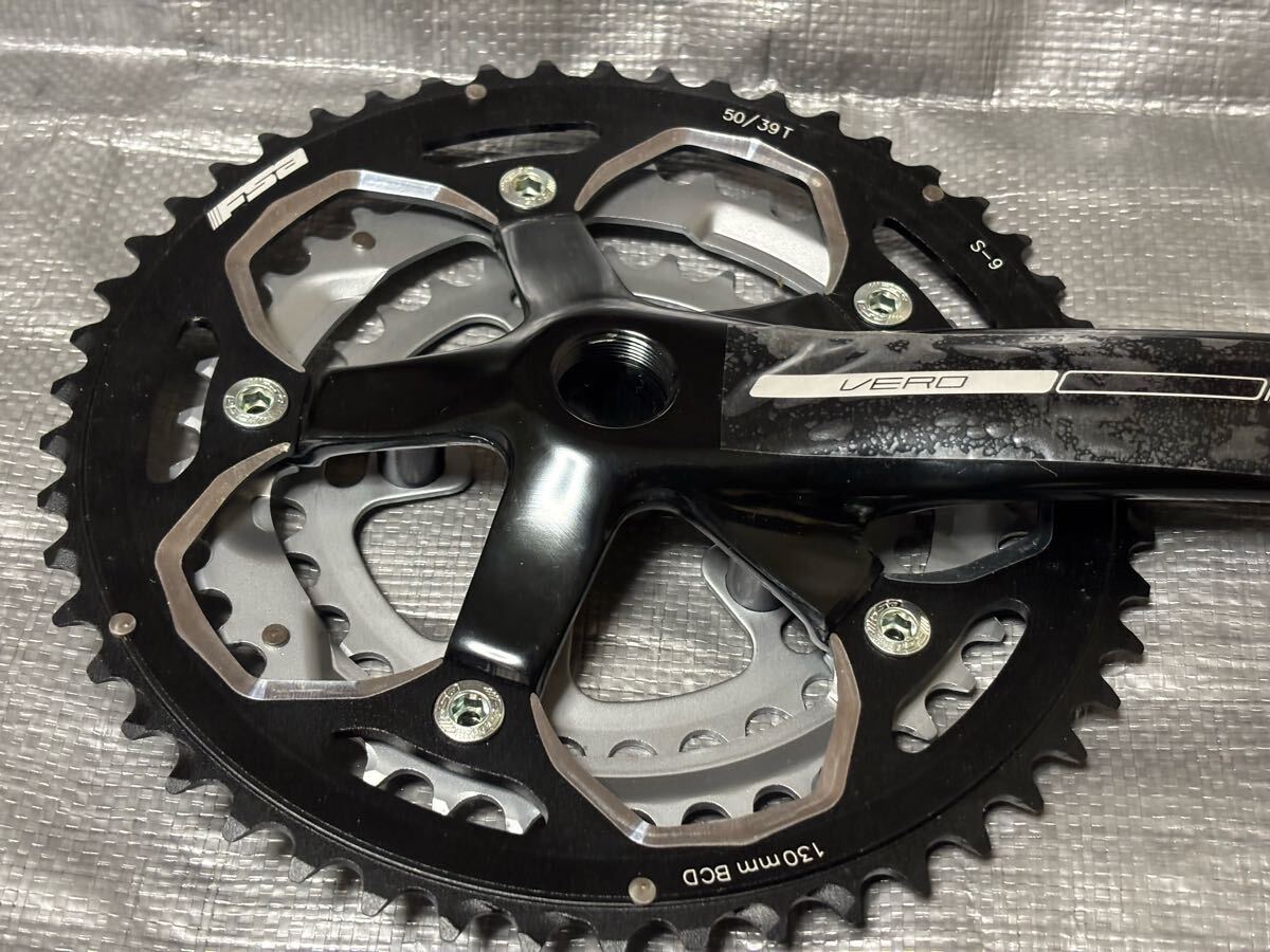 Yahoo!オークション - FSA VERO トリプルクランク 172.5mm 50-39-30T 9...