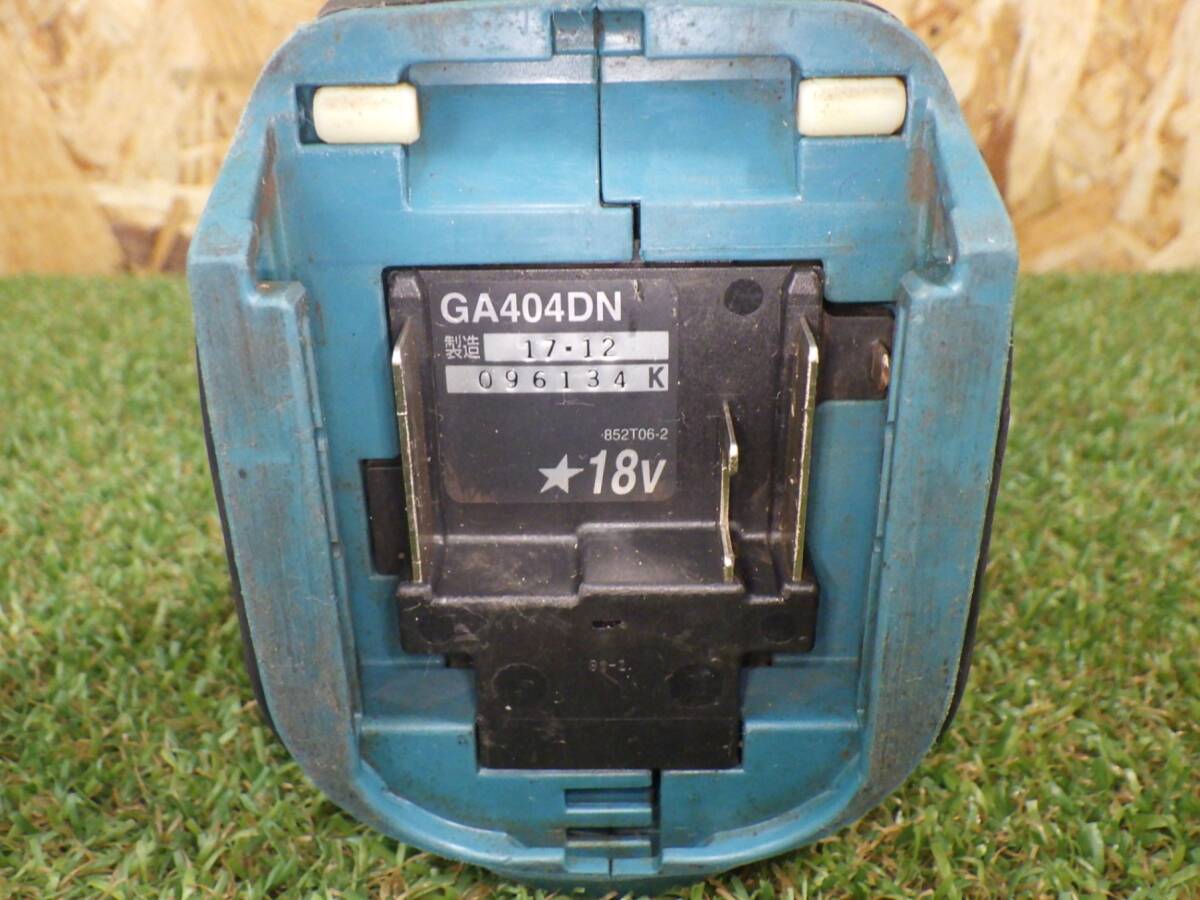 Yahoo!オークション - マキタ 100mm 18V ディスクグラインダー GA404DN...