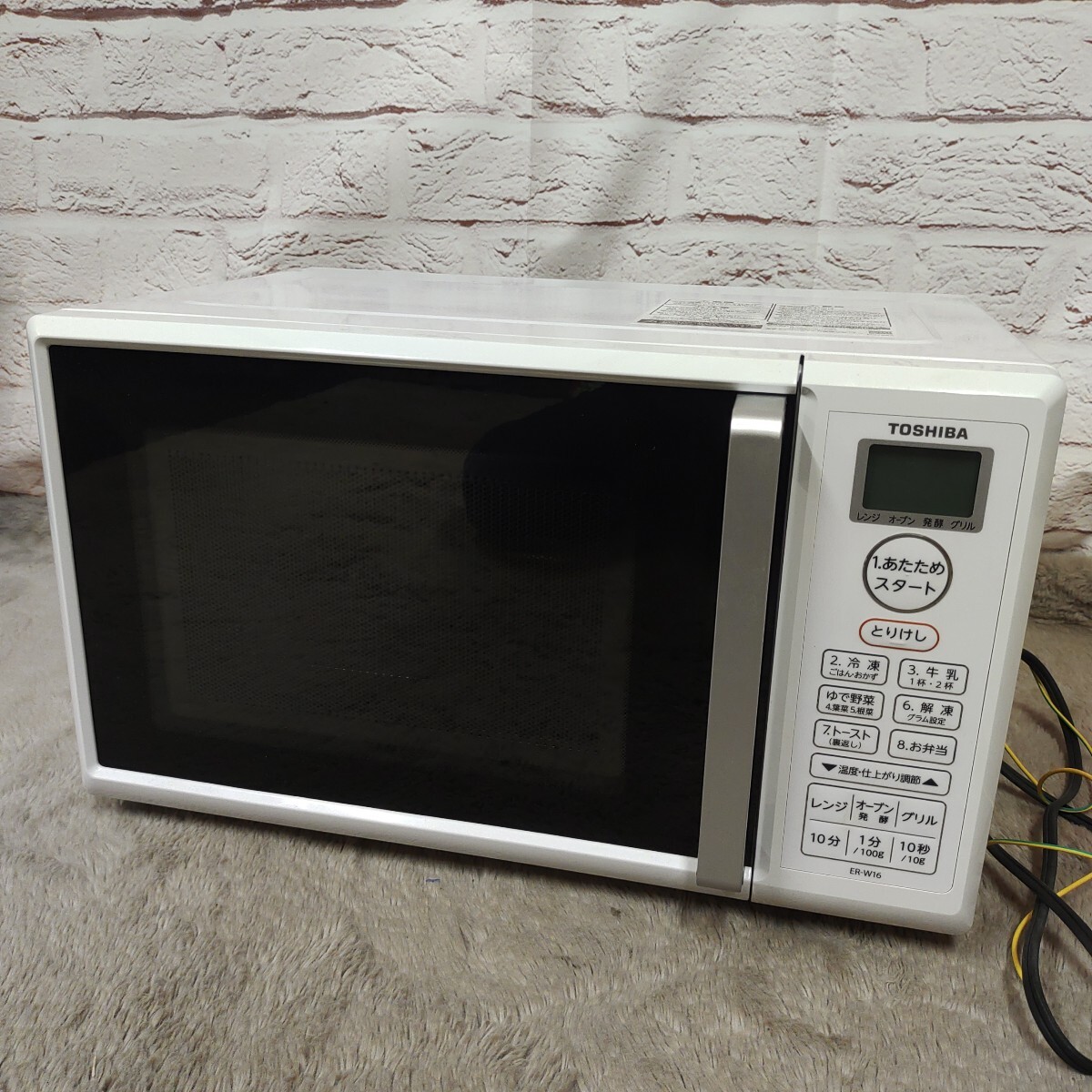 Yahoo!オークション - TOSHIBA 東芝 電子レンジ オーブンレンジ ER-W16...