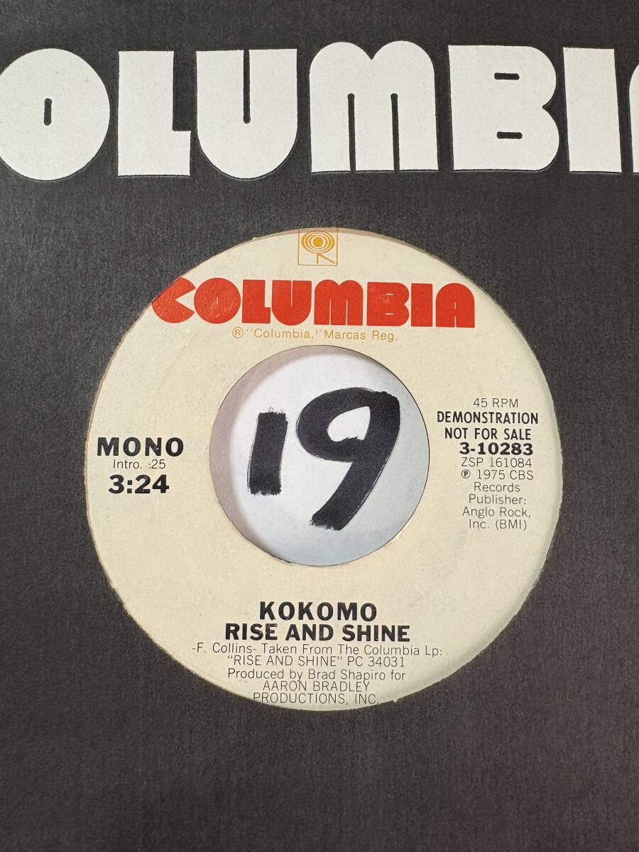 Yahoo!オークション - 試聴 1975 UKブルーアイド・ソウル KOKOMO RISE ...