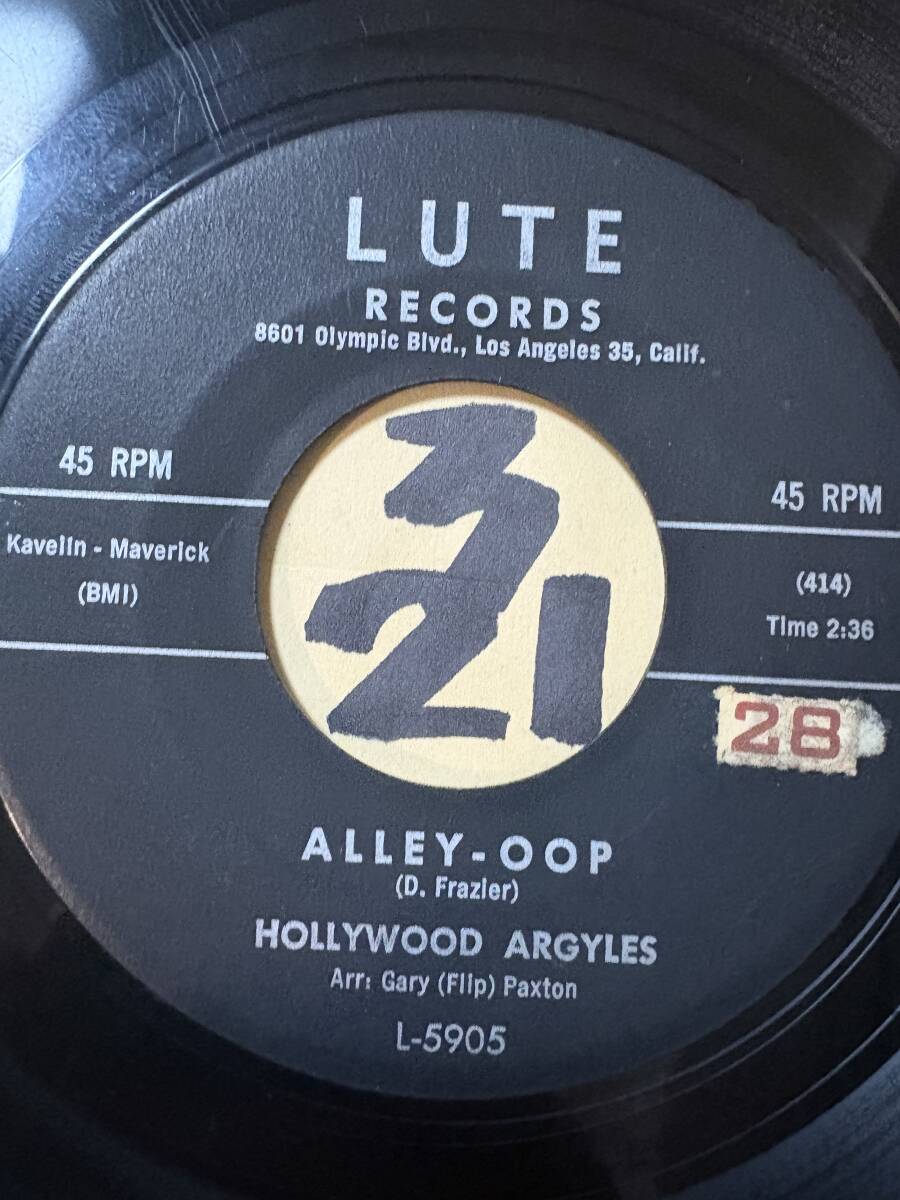 Yahoo!オークション - 1960 DOO-WOP HOLLYWOOD ARGYLES ALLEY-OOP EX