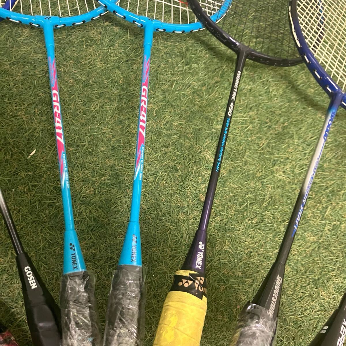 Yahoo!オークション - バトミントン ラケット 10本セット まとめ売り【...