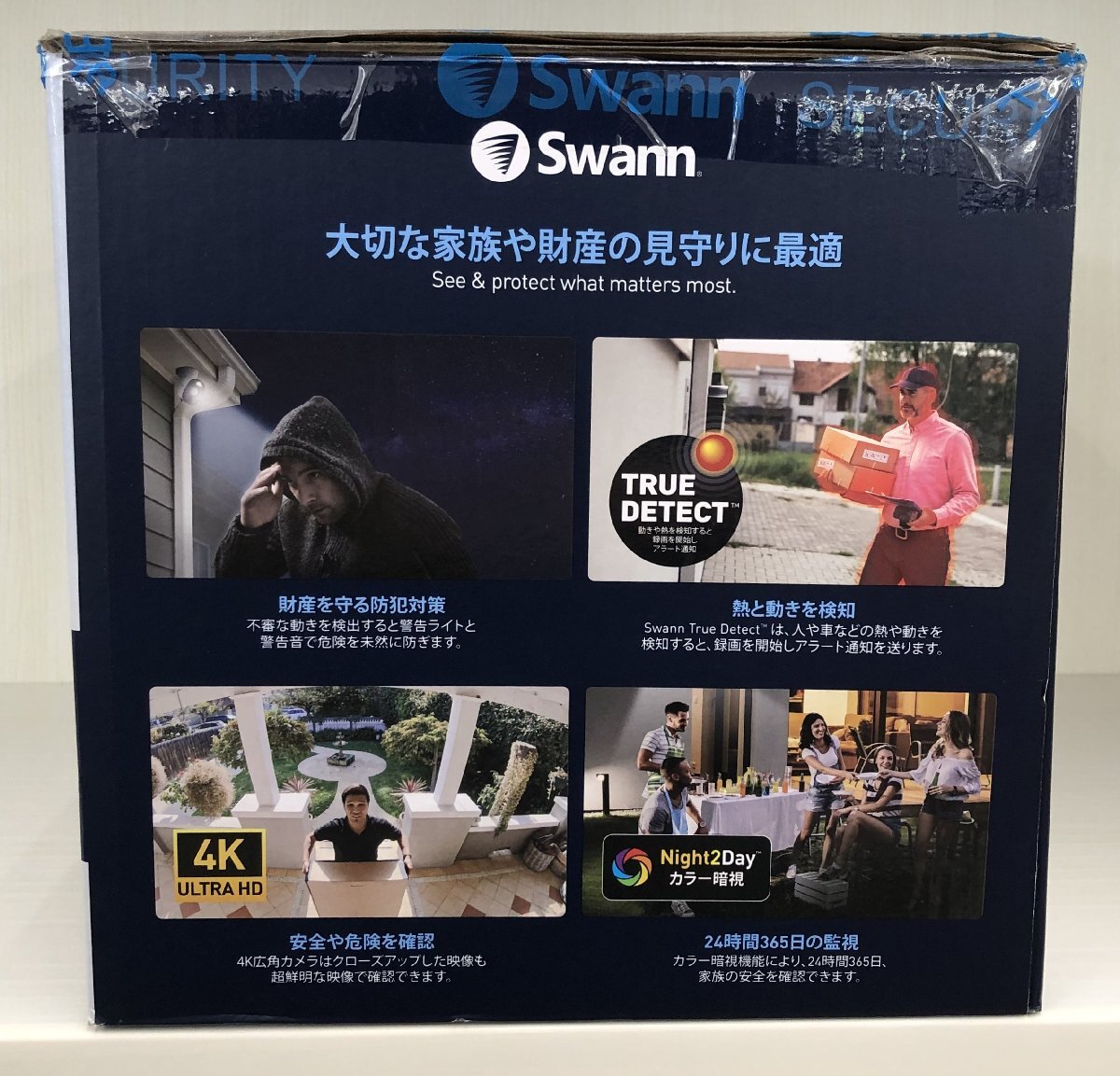 Yahoo!オークション - 美品 Swann セキュリティカメラ 8ch 4K(800万画...