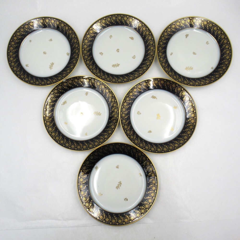 Yahoo!オークション - Sevres セーブル ファッドブルー 金彩 フラワー ...