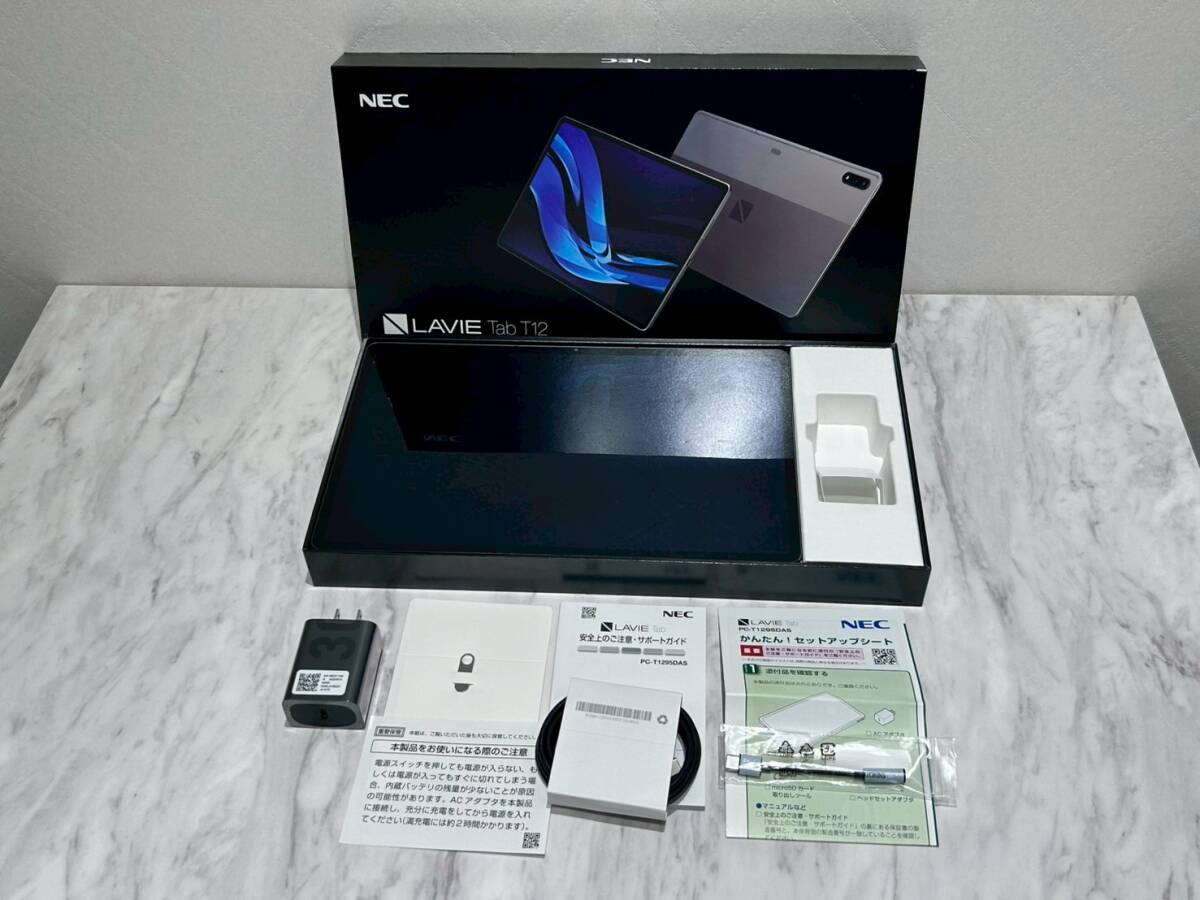 Yahoo!オークション - A5371 極美品 NEC LAVIE Tab T12 12QHD1 Android...