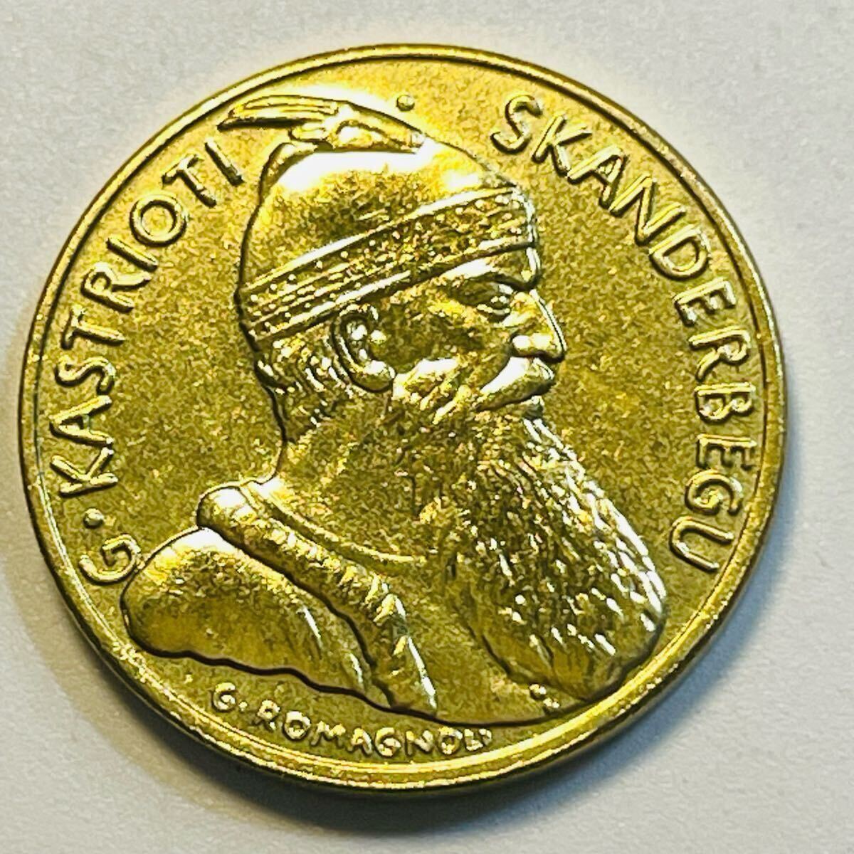 Yahoo!オークション - アルバニア 硬貨 古銭 スカンデルベグ像 1927年 ...