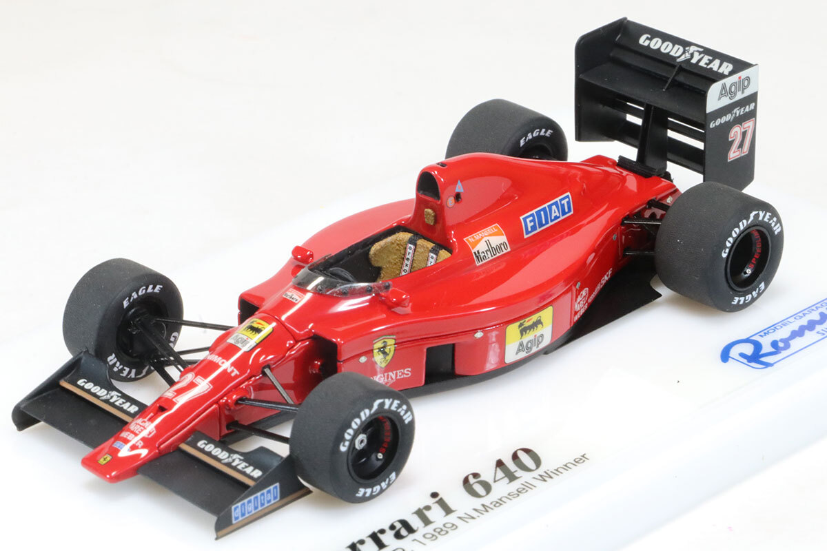TMK110 ロムファクトリー 1/43 フェラーリ F189 640 ハンガーリGP 1989 N.マンセル メタルキット タメオ BBR イクソ マテル(完成品)｜売買されたオークション ...