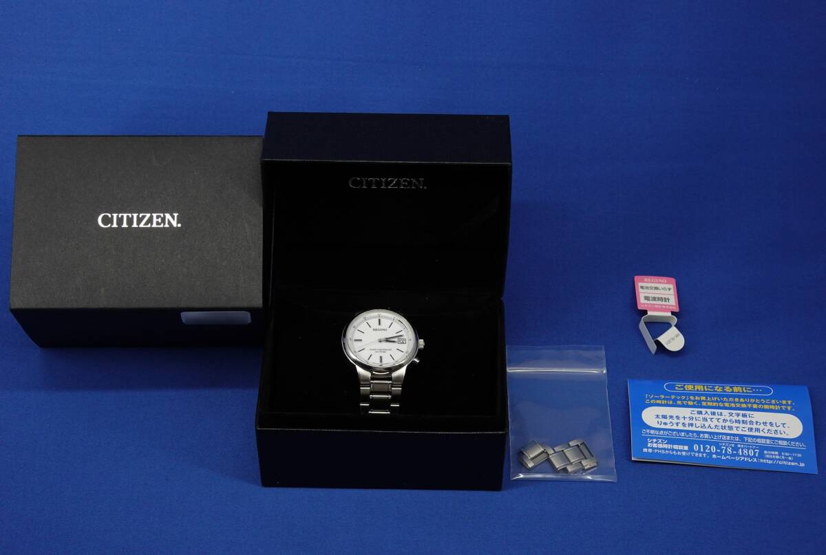 Yahoo!オークション - [シチズン] レグノ ソーラーテック電波 KL8-112-...