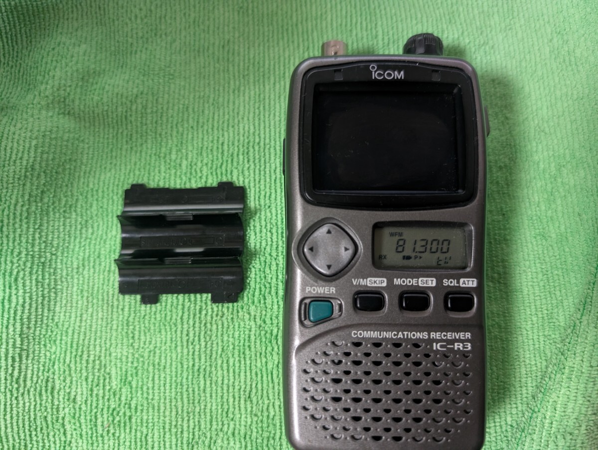 Yahoo!オークション - ICOM アイコム IC-R3ss 0.5-2450MHz 映像電波受...