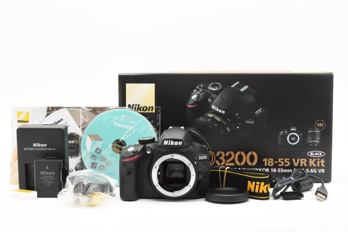 Yahoo!オークション - 超美品 Nikon ニコン D3200 ボディ 箱付【ジャ...