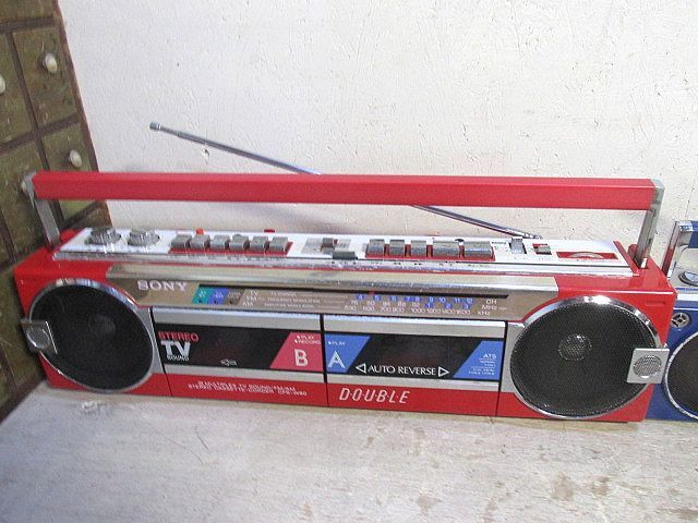 Yahoo!オークション - ビクター ラジカセ RC-S55 ソニー Wラジカセ CFS...