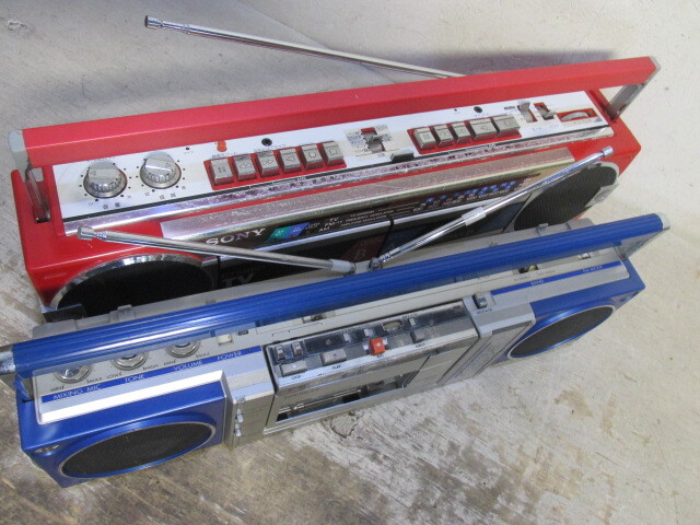 Yahoo!オークション - ビクター ラジカセ RC-S55 ソニー Wラジカセ CFS...