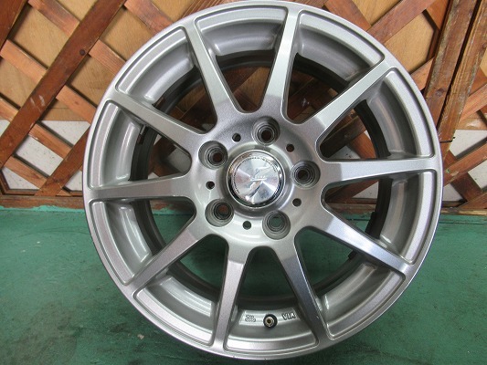 Yahoo!オークション - 【H963】STRANGER アルミホイール 4本 6J +45 PC...