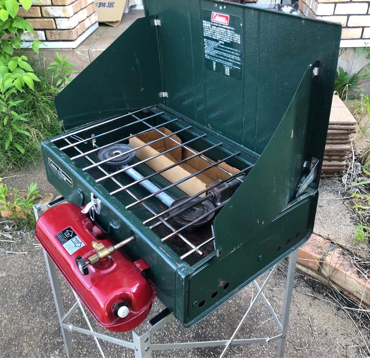 Yahoo!オークション - Coleman コールマン・413H ツーバーナー・燃焼チ...