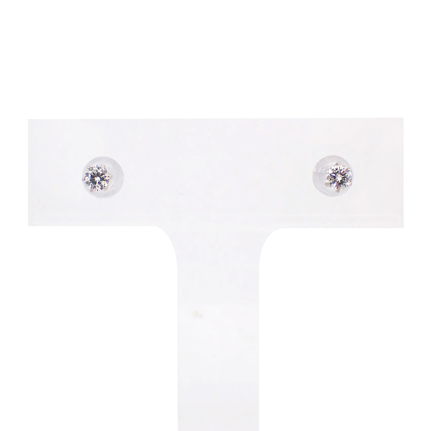 Yahoo!オークション - Pt900 ダイヤモンド スタッドピアス/g524-29