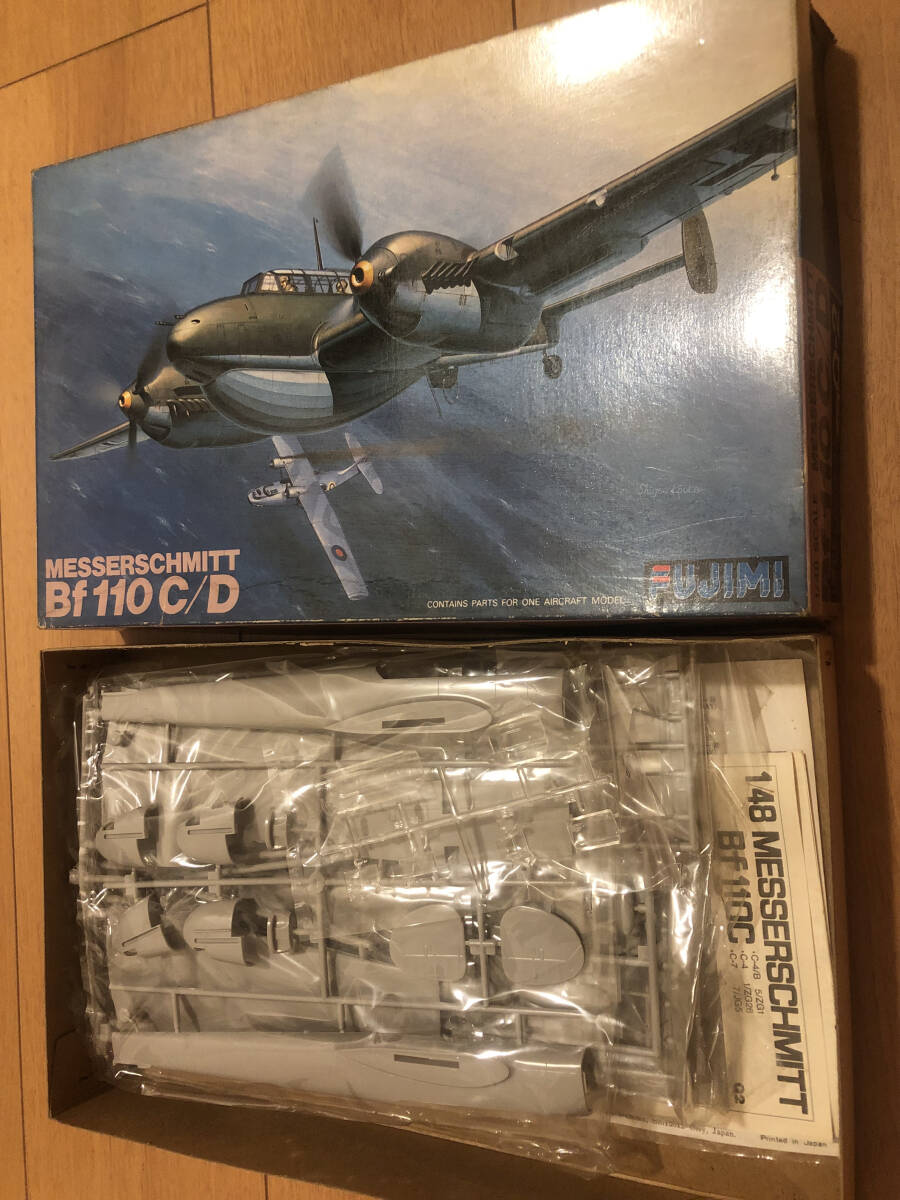Yahoo!オークション - 1 48 フジミ メッサーシュミット Bf-110C / D
