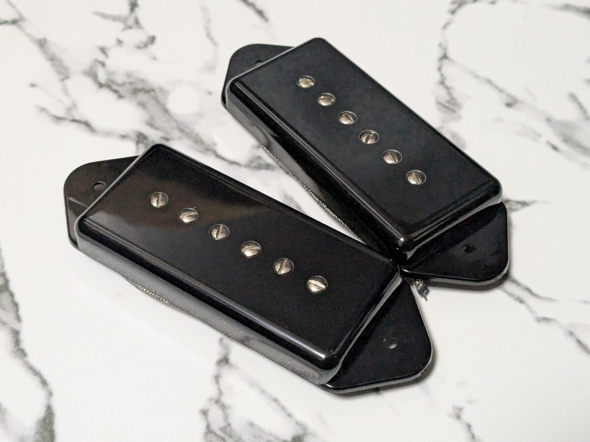 Yahoo!オークション - アルニコ2 P-90 ドッグイヤー 網線 ピックアップ...