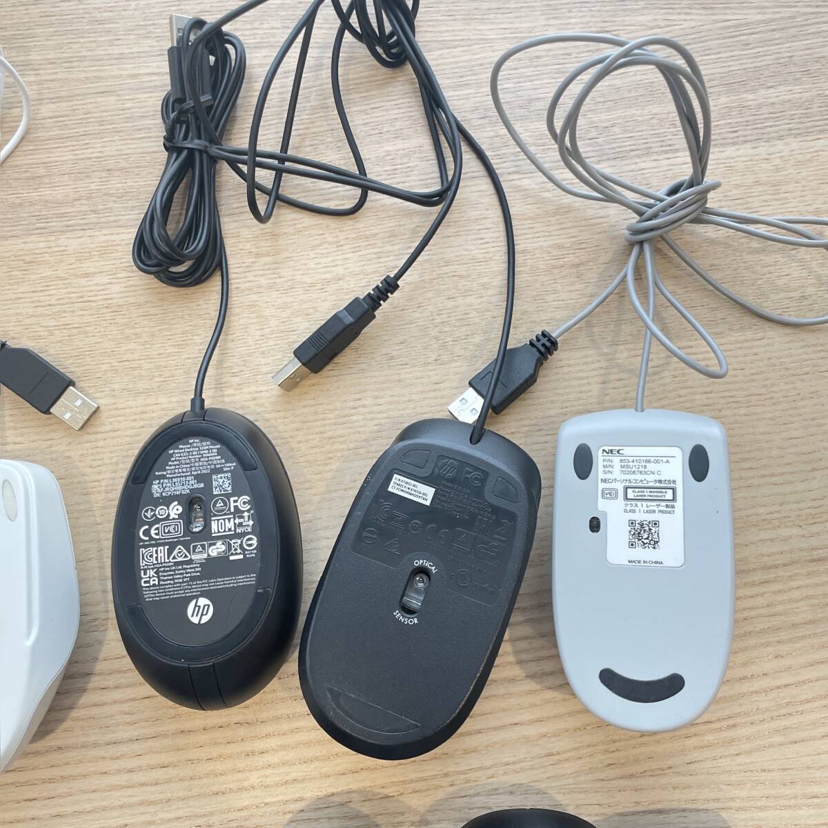 Yahoo!オークション - E896 マウスまとめ売り13個 ワイヤレス 有線 ELE...