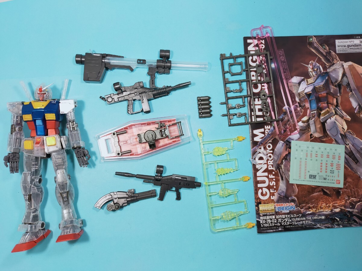 Yahoo!オークション - A3623 MG 1/100 ガンダム オリジン ラストワン賞...