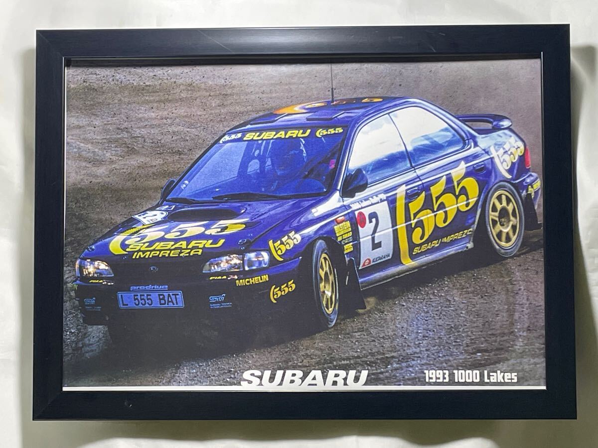 Yahoo!オークション - 「SUBARU IMPREZA 555 '93 1000 Lakes」A4サイズ