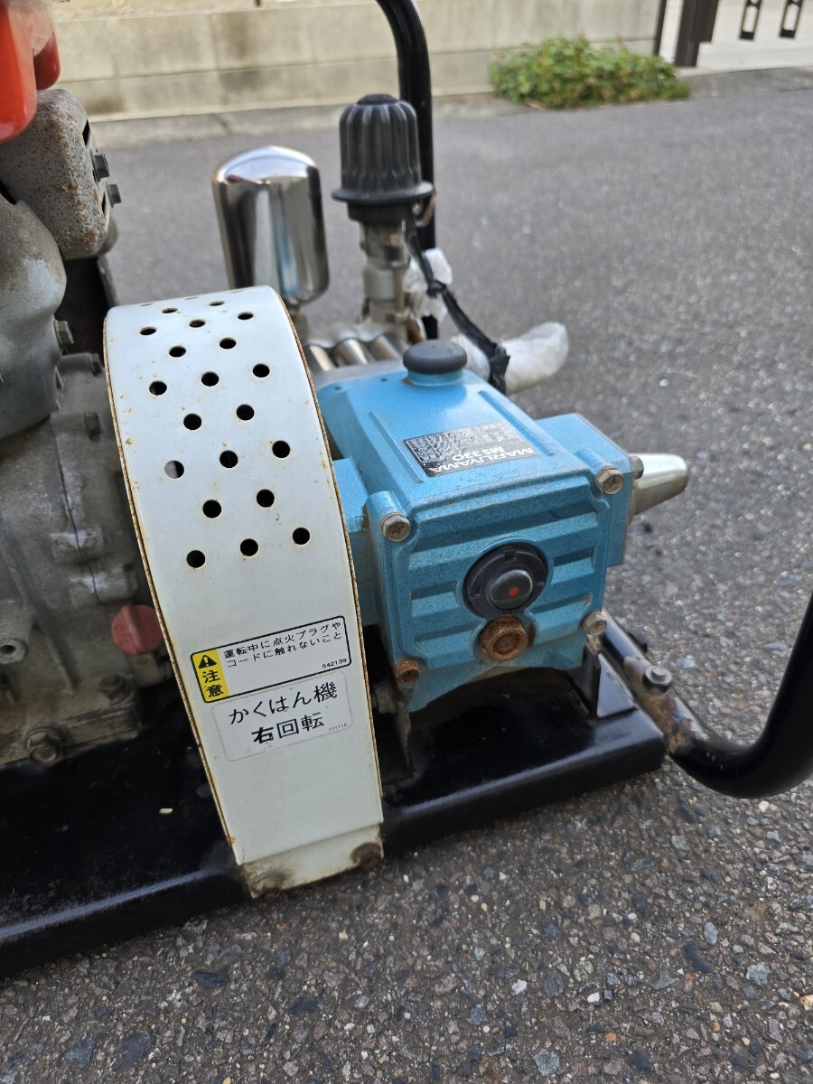 Yahoo!オークション - MARUYAMA 動噴 MS330 MS330ES 動力噴霧器 OHV Ku...