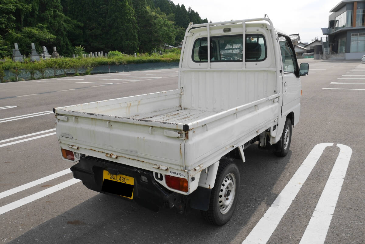 Yahoo!オークション - 【予備検査済】平成8年 サンバー KS4 4WD／MT／...