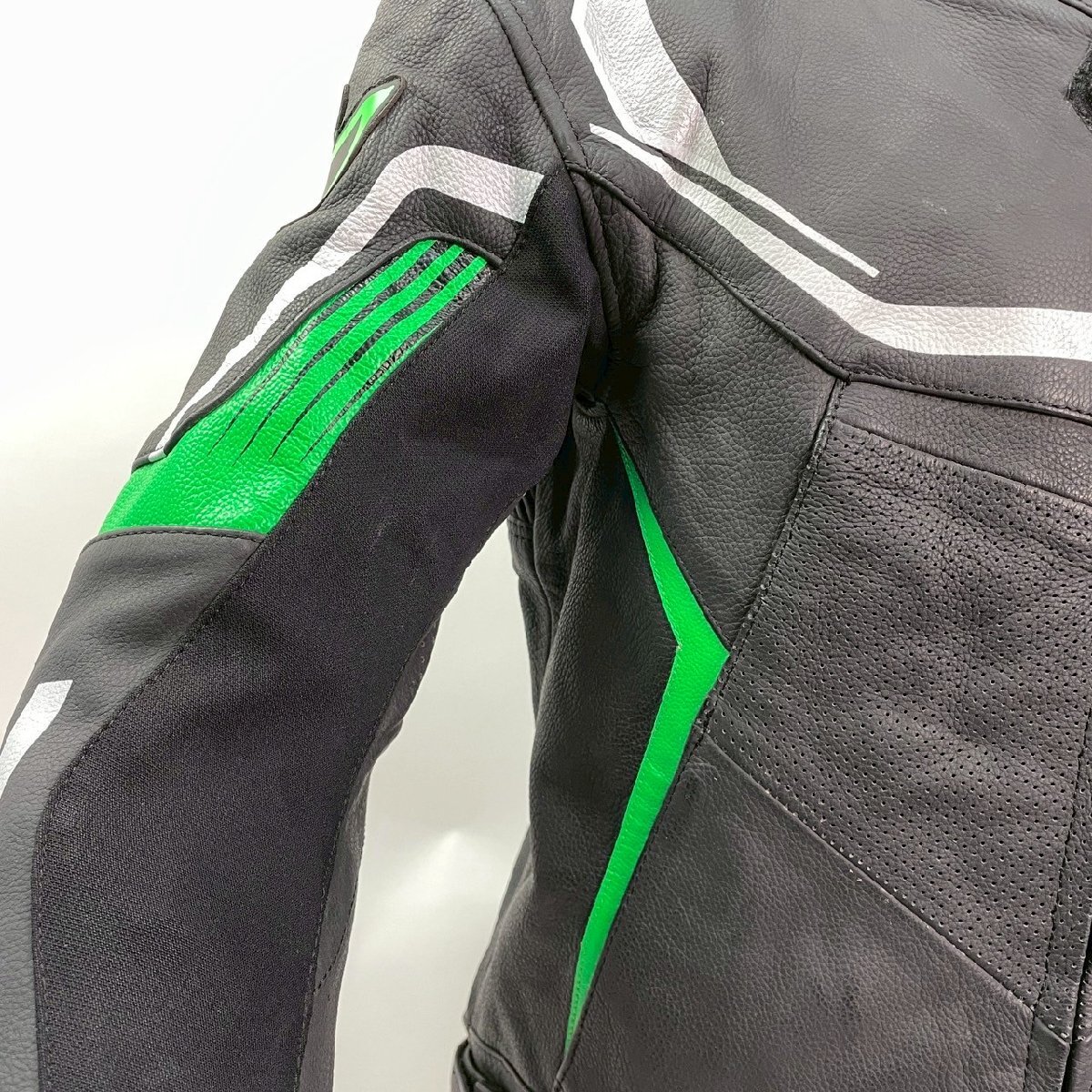 Yahoo!オークション - BERIK ベリック レザージャケット 9063 GREEN 牛...